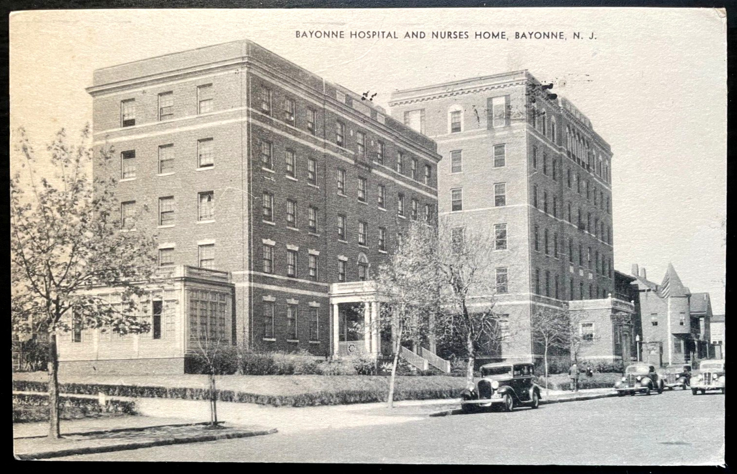 Vintage Postcard 1944 Bayonne Hospital and Nurses Home, Bayonne, N.J ...