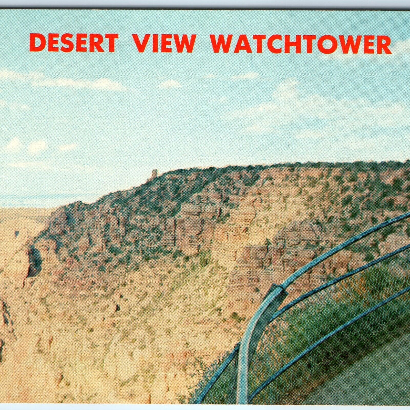 c1960s Grand Canyon, AZ Desert View Watchtower East Rim Drive Navajo ...