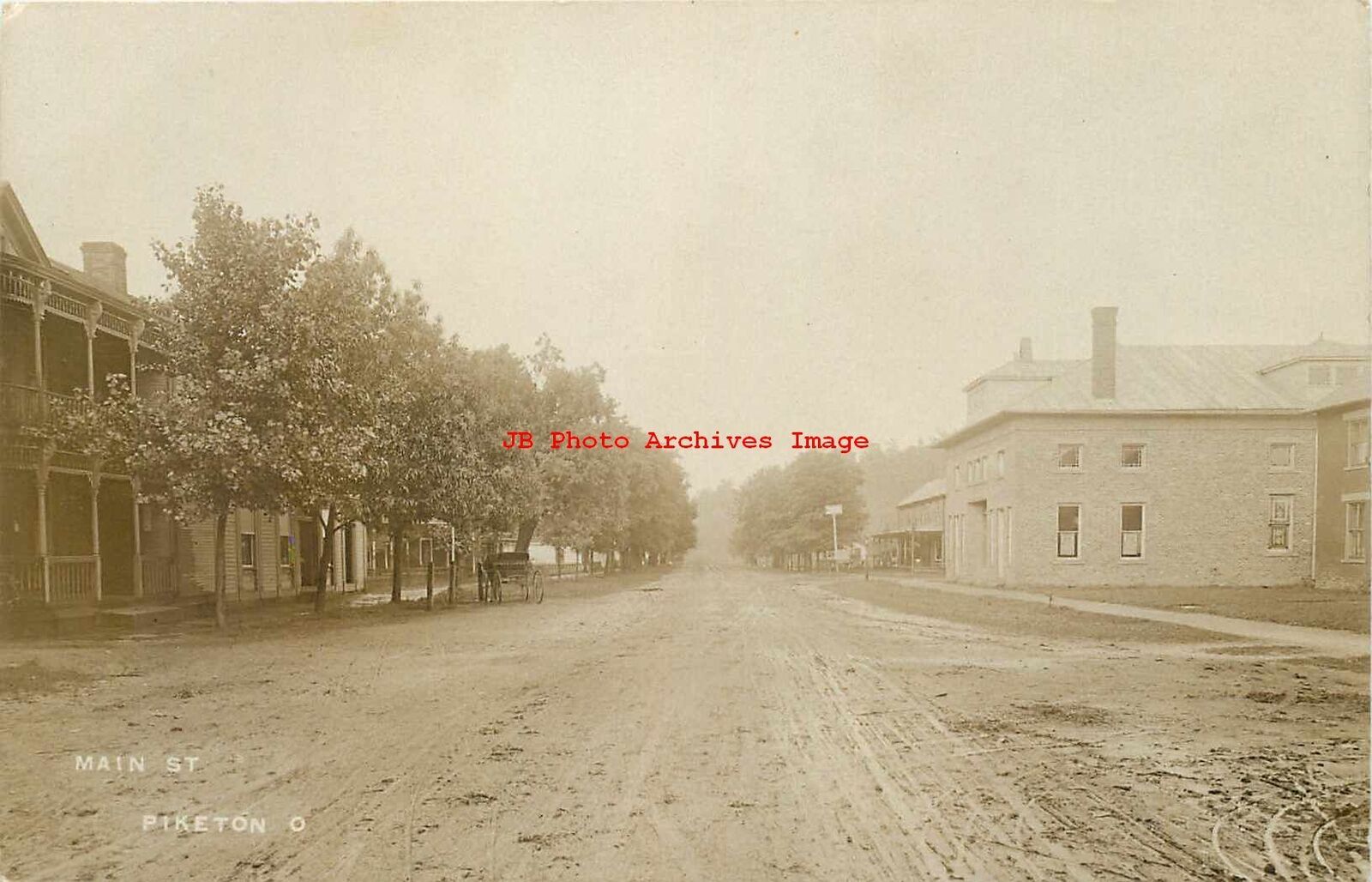 OH, Piketon, Ohio, RPPC, Main Street, Business Section, Photo | United ...