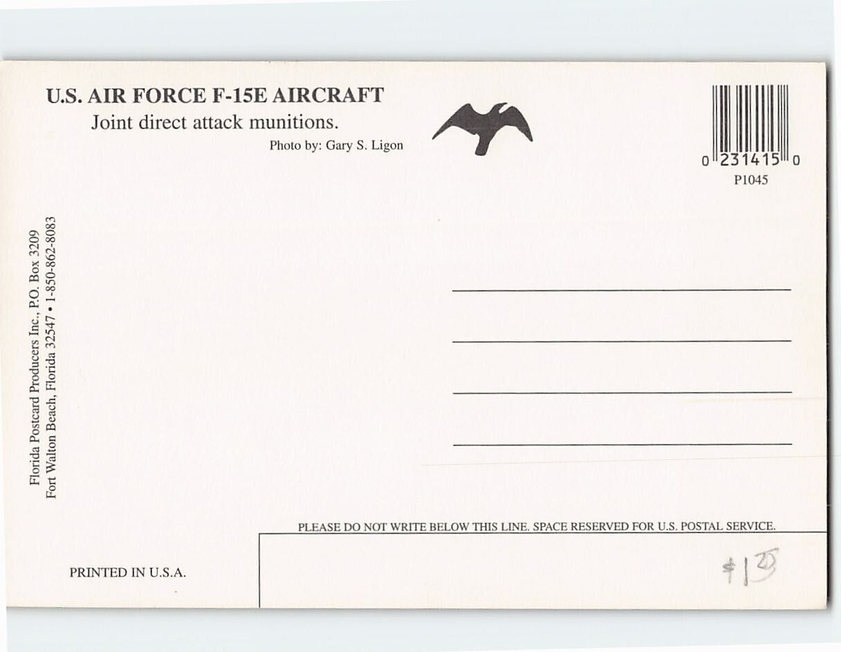 Postcard US Air Force F-15E Aircraft | United States - Other, Postcard ...