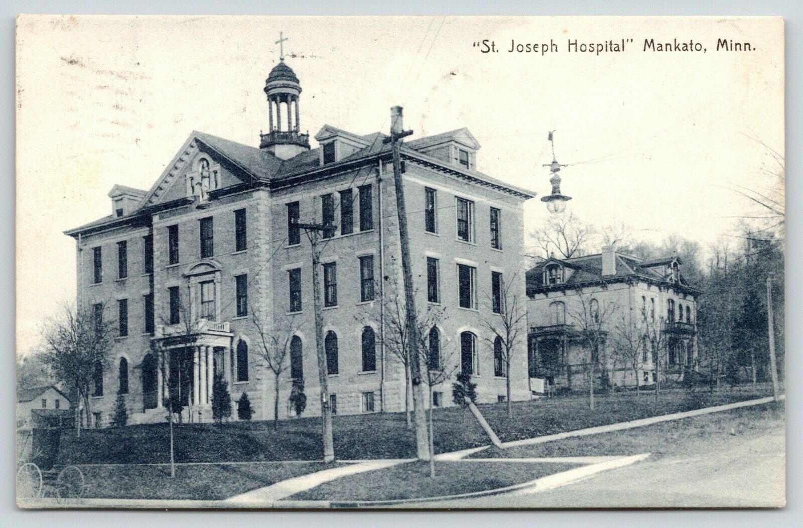 Mankato Minnesota~Edith in St Joseph Hospital~Hopes to Sit Up~Big House ...