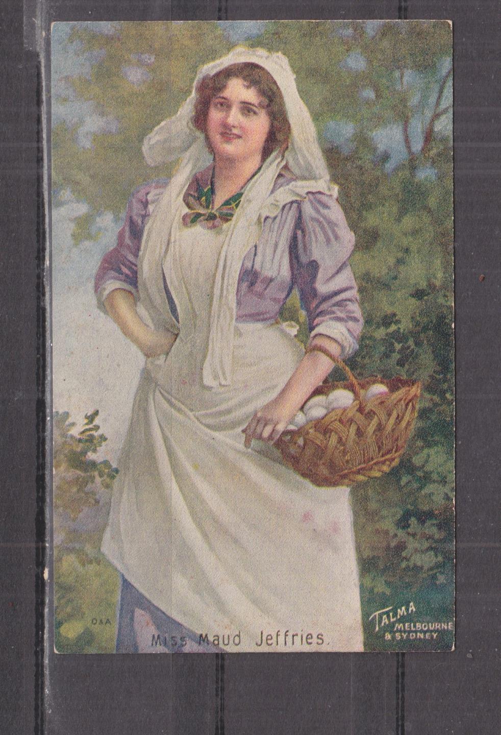 Australia, Miss Maud Jeffries, Actress, 1909 Ppc., Unused. | Australia ...