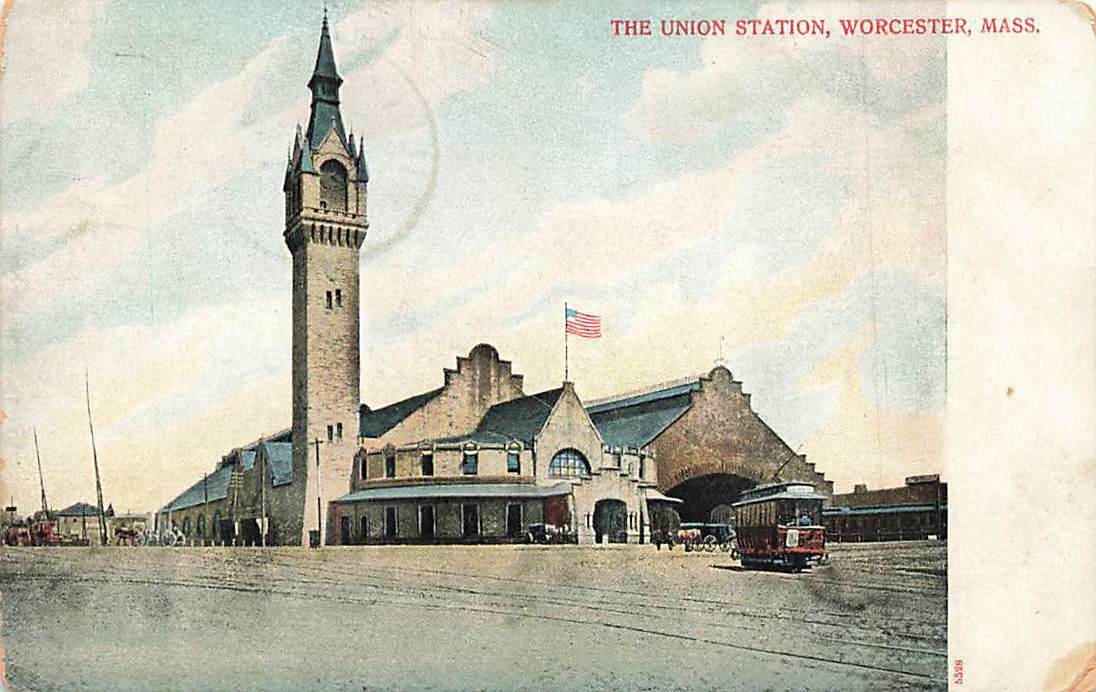 Vintage Worcester Union Station Lot of 3 Different MA Mass P80 | United ...