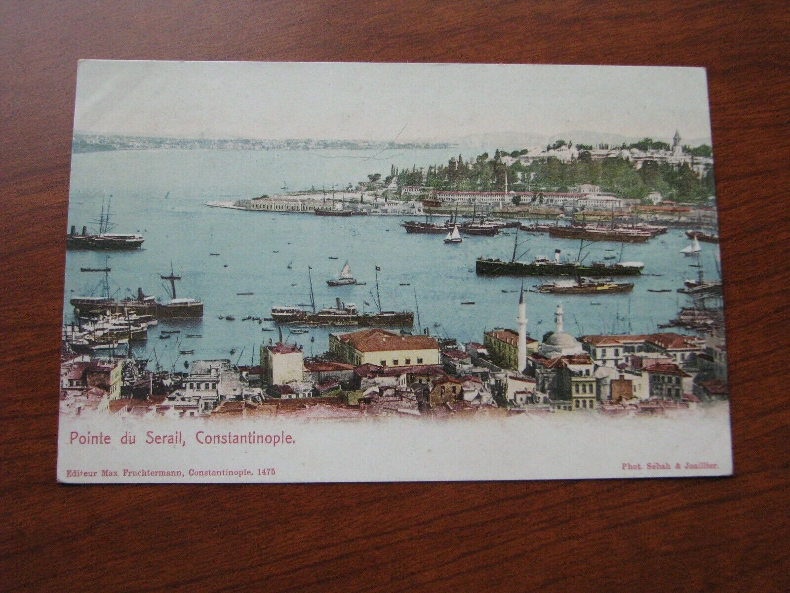 Turkey Postcard 1900-06 UDB Unused Port of Constantinople Ships ...