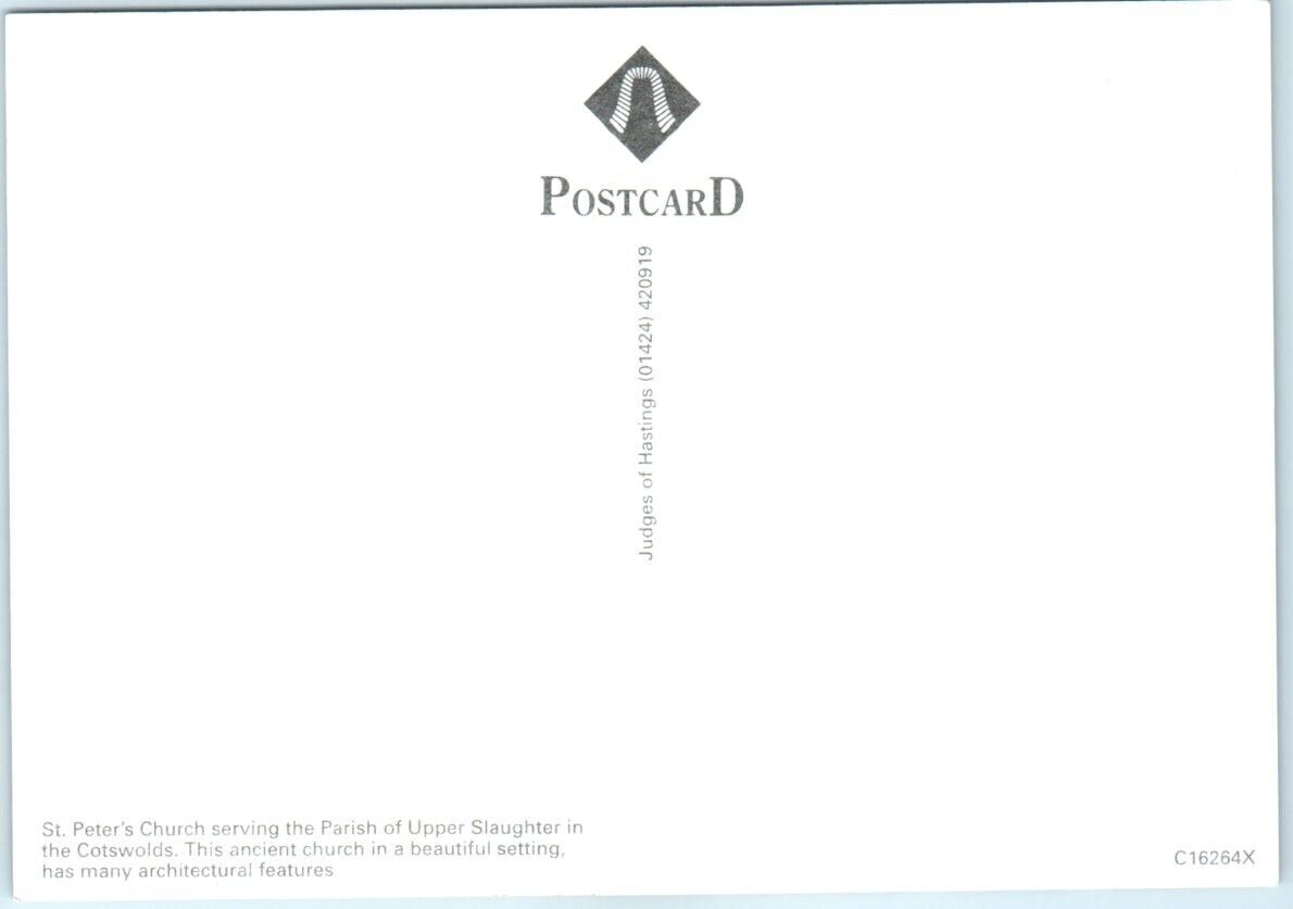 Postcard - St. Peter's Church serving the Paris of Upper Slaughter ...