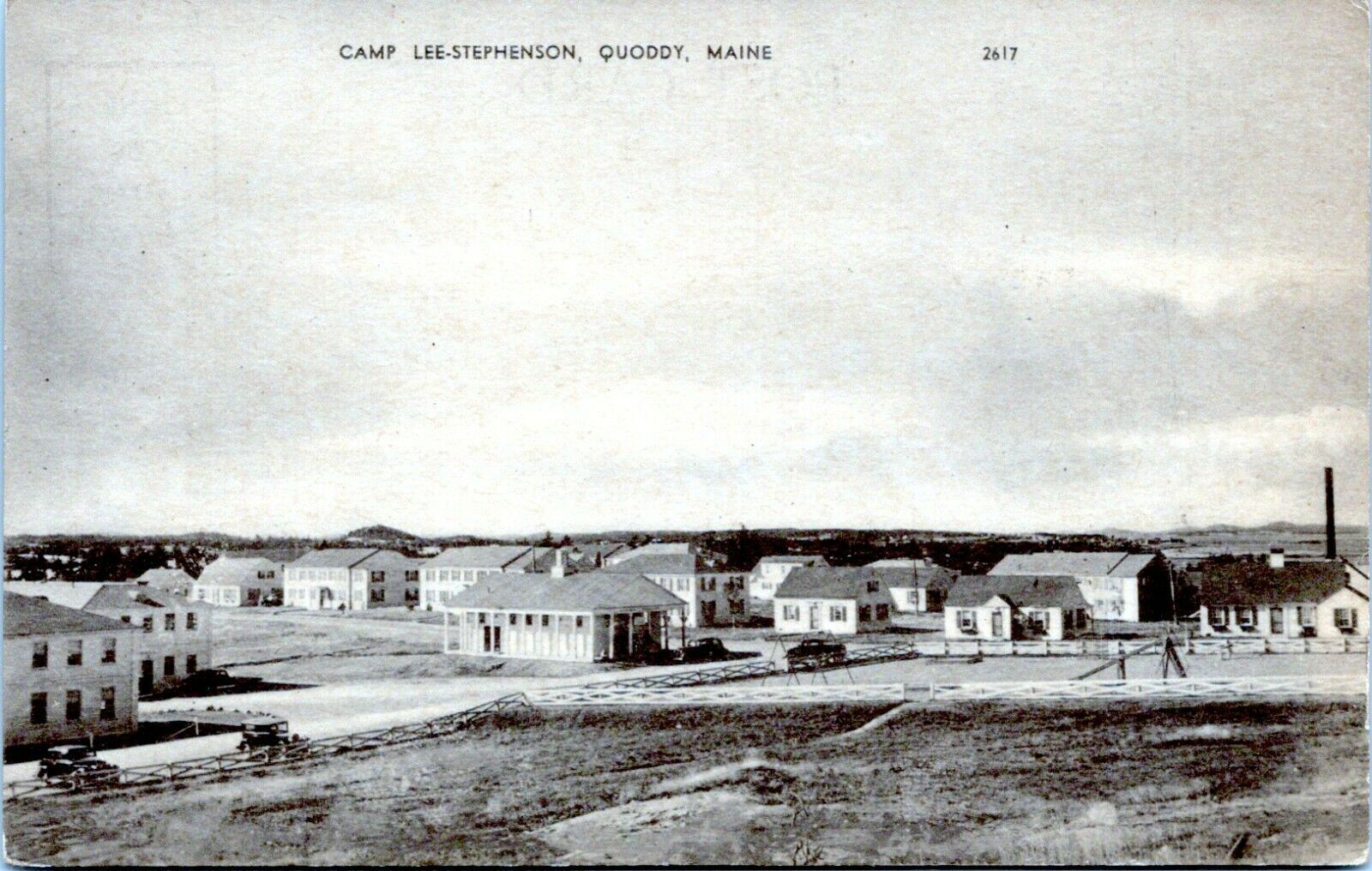 1940s Camp Lee Stephenson Quoddy Maine WW2 Military Base Postcard DM ...