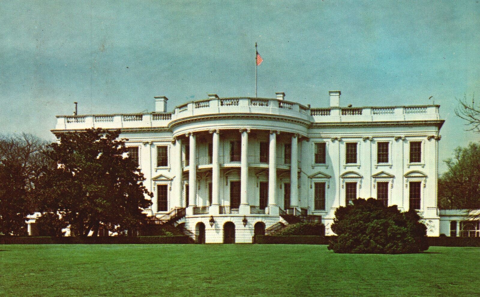 Postcard The White House Historic Executive Mansion United States ...