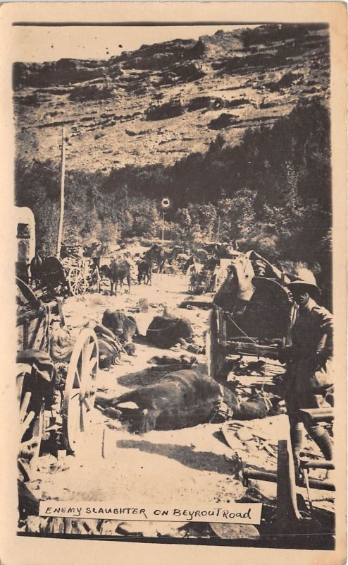 Lot376 ww1 Turkey army attacked Beyrouth Beirut Sinai Palestine UK RAF ...