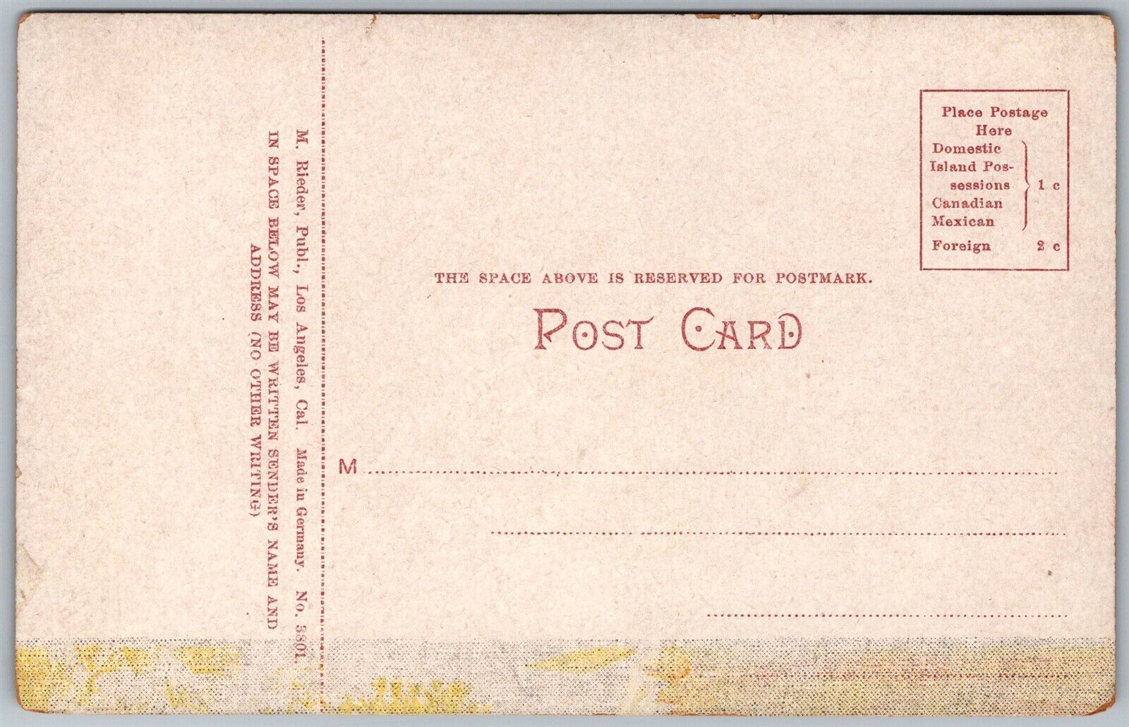 Vtg Los Angeles California CA West Lake Park Lake View Landscape 1910s ...