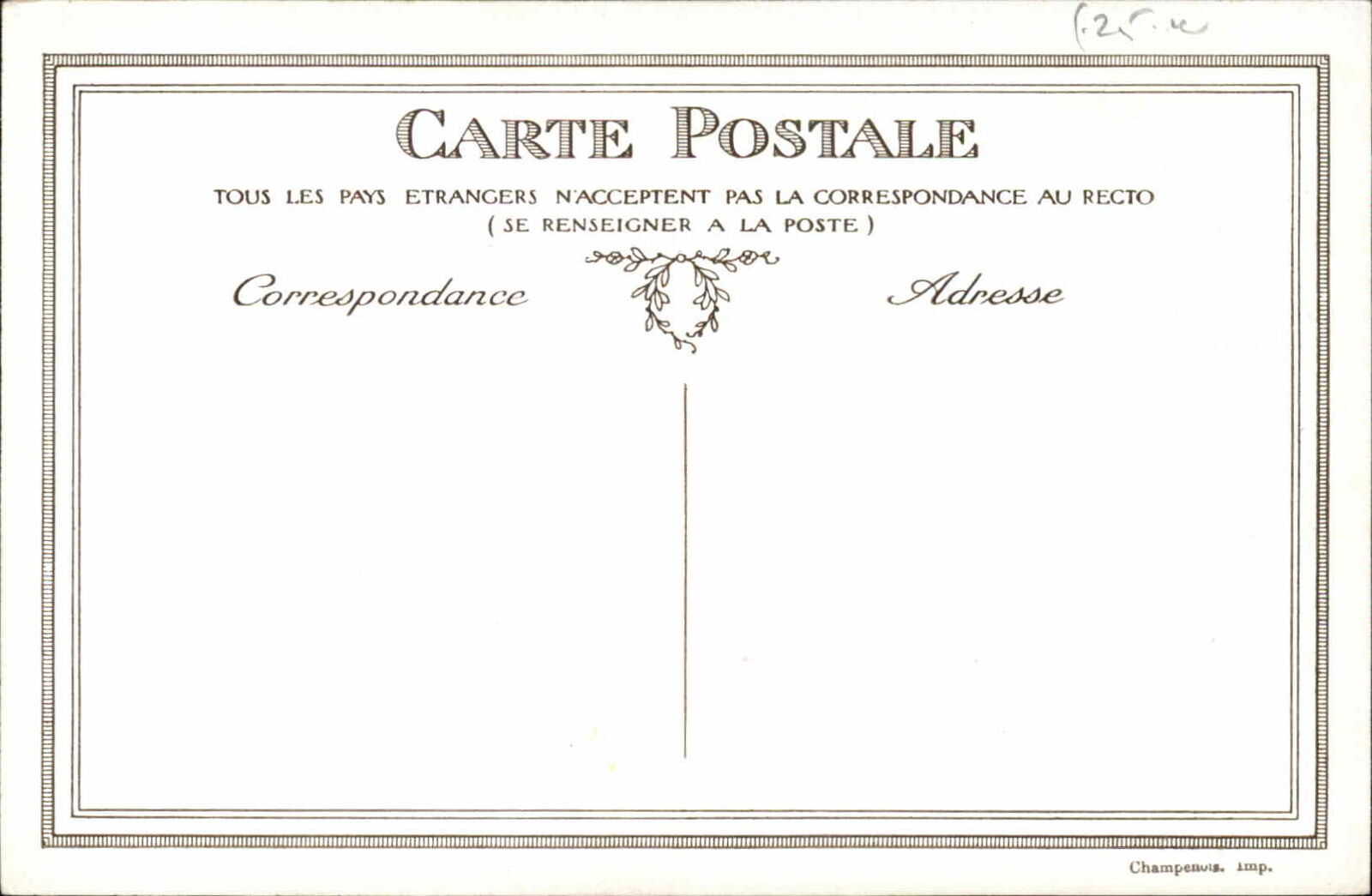 SS France Ship Steamship Cie Gle Transatlantique CGT Deck Scene c1910 ...