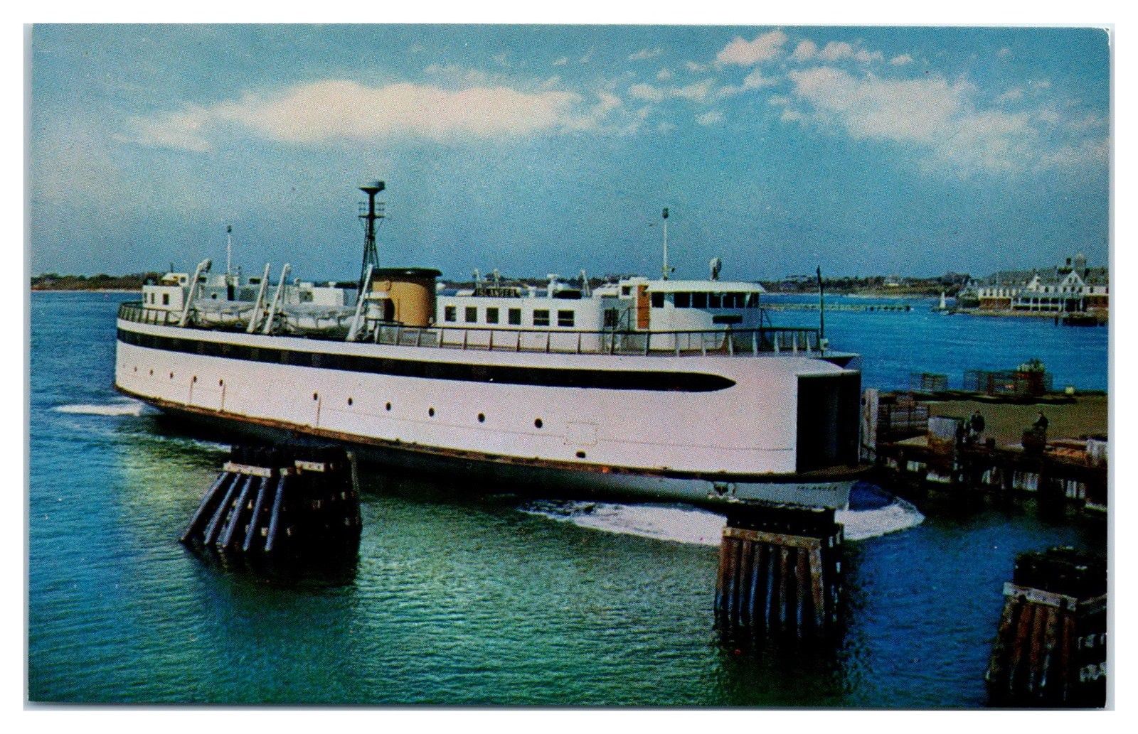 1960s/70s The Islander Ferry at Woods Hole, Cape Cod, MA Postcard ...