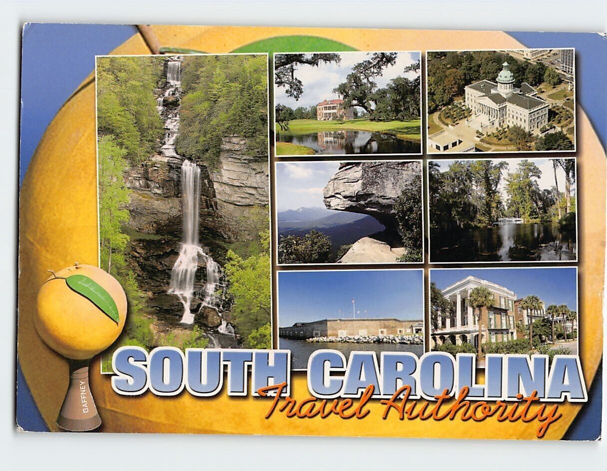 Postcard Famous Places/Landmarks in South Carolina USA | United States ...