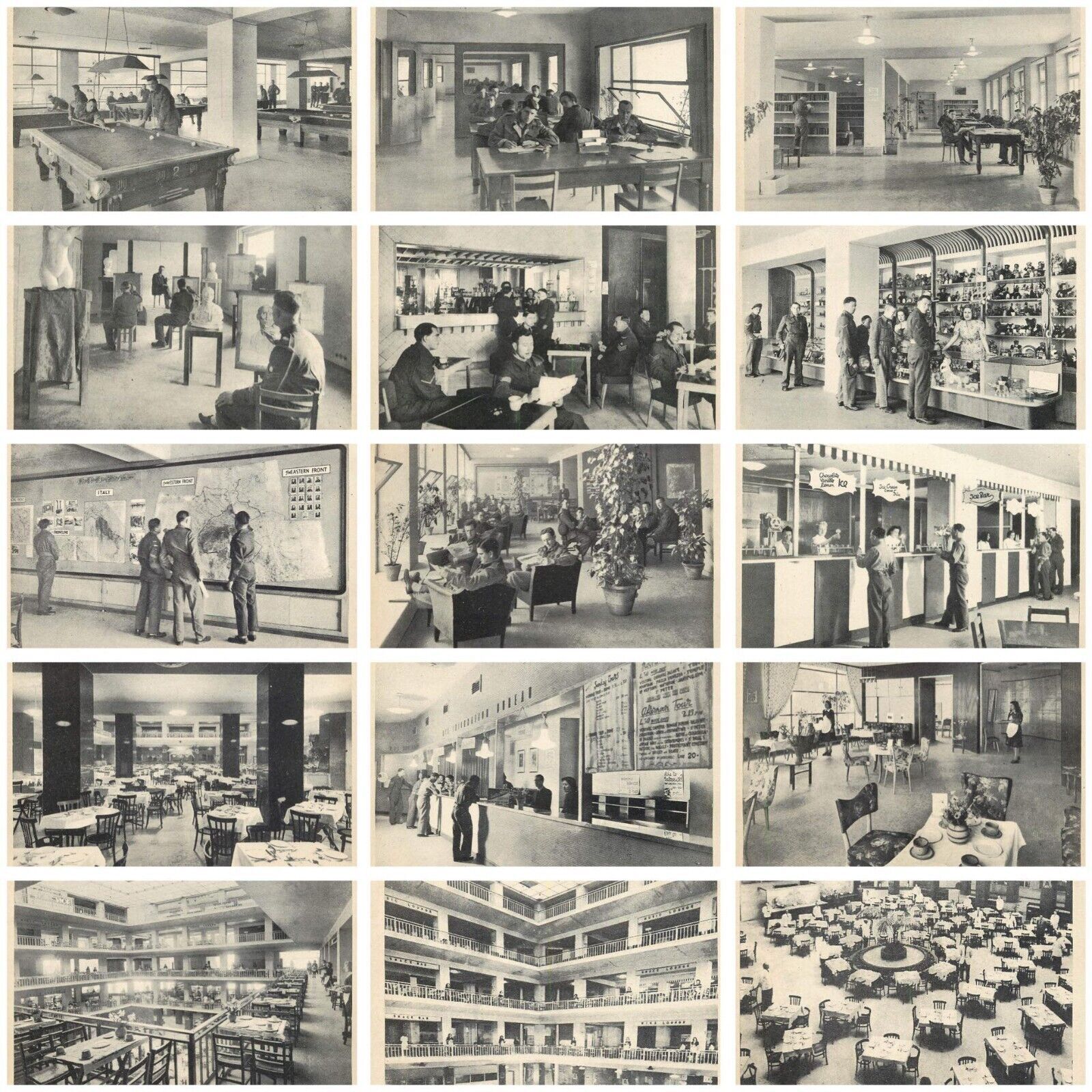 Alexander Club Rome World War 2 British military recreational ...