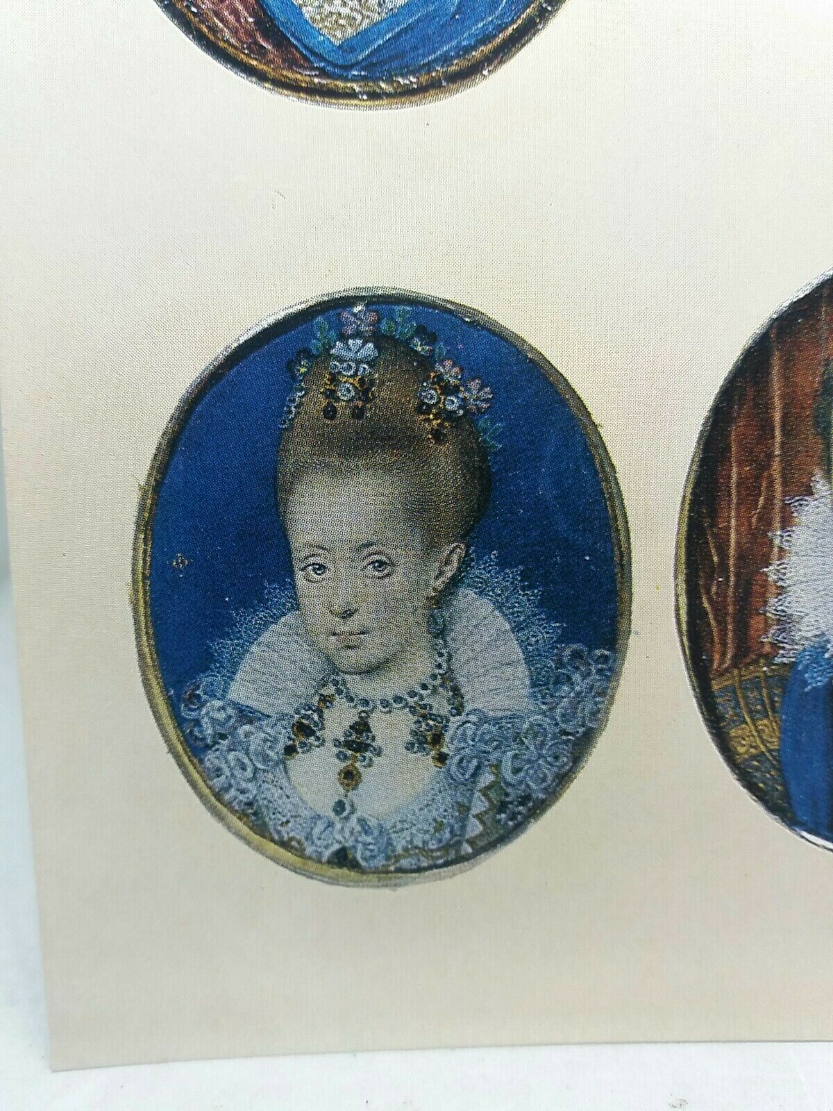 Vintage Royalty Postcard King James 1st Princess Elizabeth King Charles ...