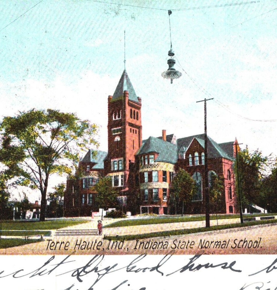 Postcard Indiana Terre Haute Indiana State Normal School Undivided Back ...