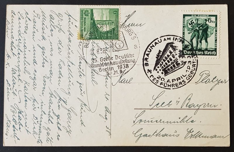 German Empire Third Reich Original Postcard - Adolf Hitler - 'The ...