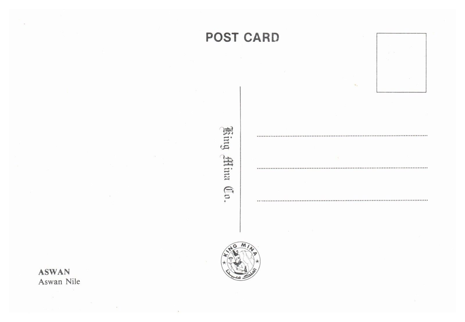 Aswan Egypt Nile River Boats Scenic Desert Shoreline Chrome Postcard ...