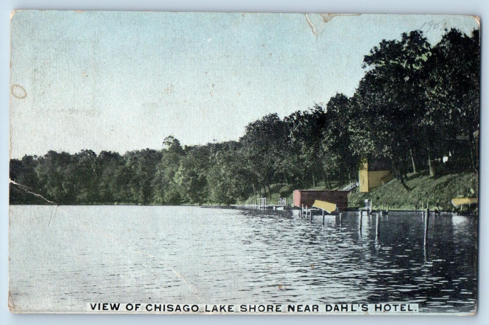 Chisago City Minnesota Postcard View Chisago Lake Shore Nar Dahl's ...
