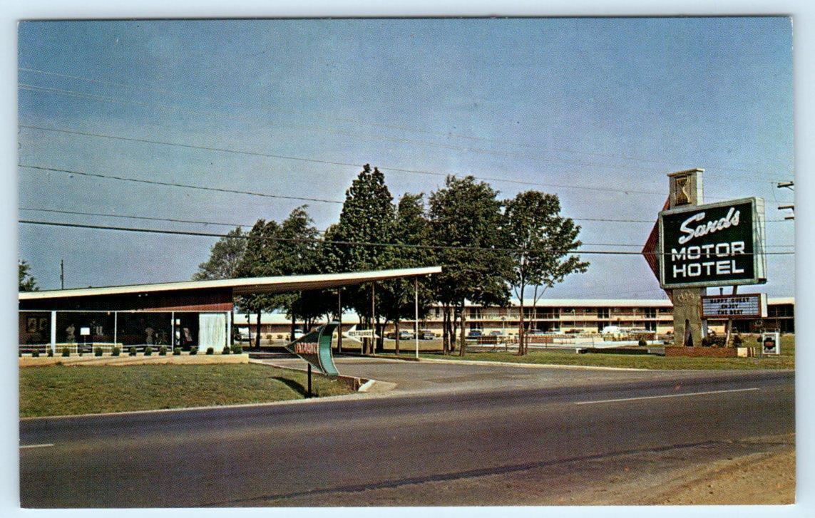 HUNTSVILLE, Alabama AL ~ Roadside SANDS MOTOR HOTEL c1950s-60s Postcard ...
