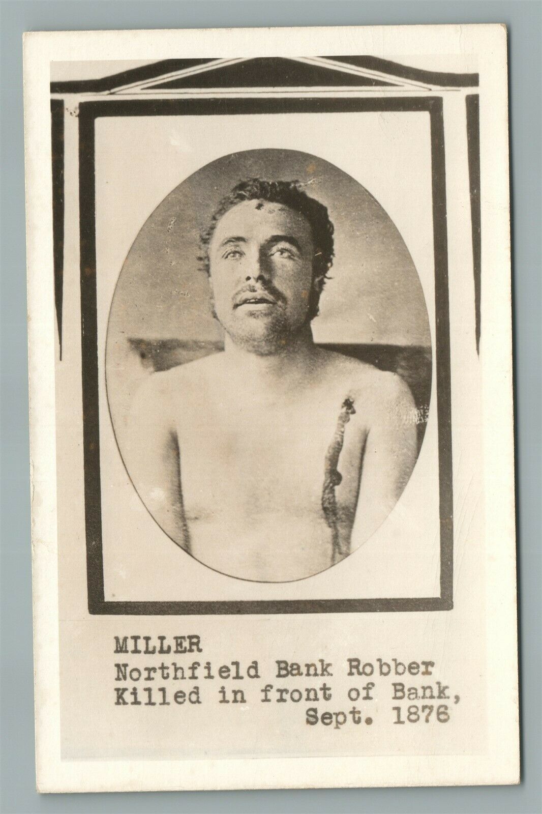 Bank Robber Bootlegger Vernon Miller Huron SD Vintage Real Photo ...