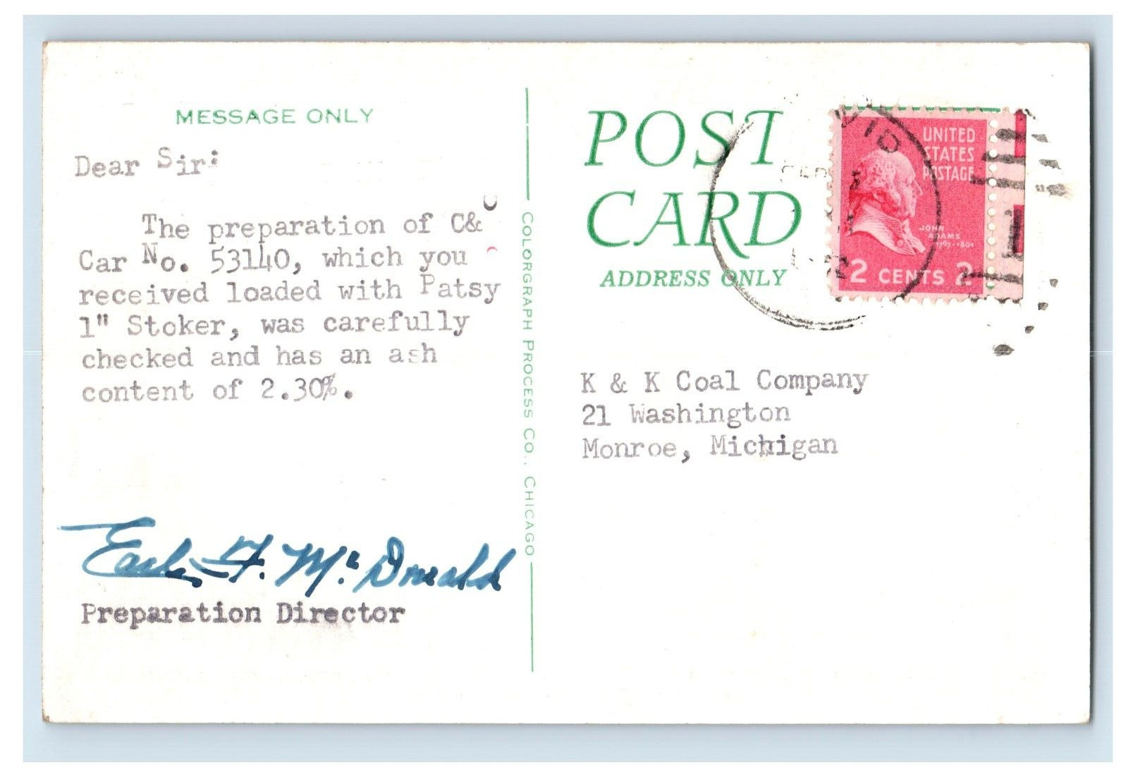 Vintage Princess Elkhorn Laboratory Autograpohed Back Postcard P225E ...