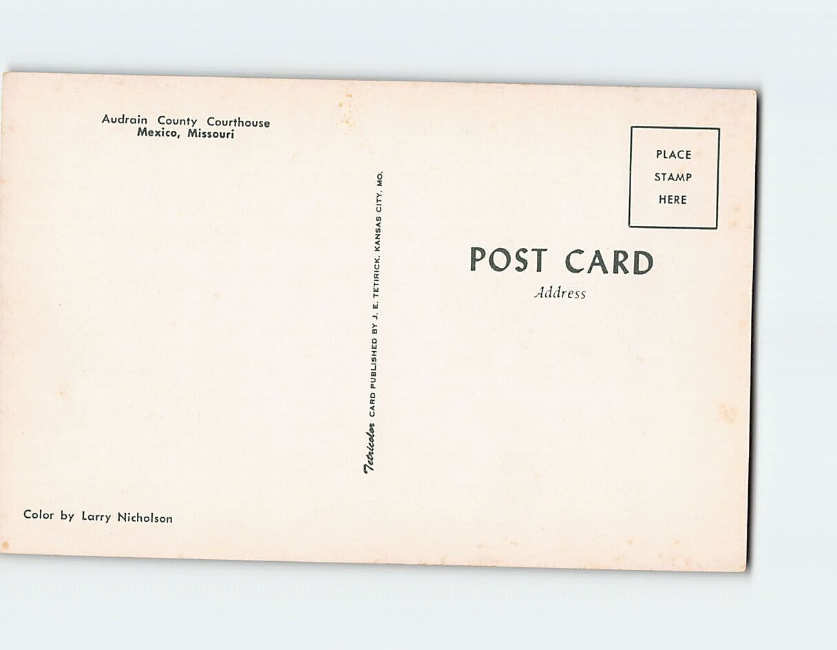 Postcard Audrain County Courthouse Mexico Missouri USA | Latin & South ...