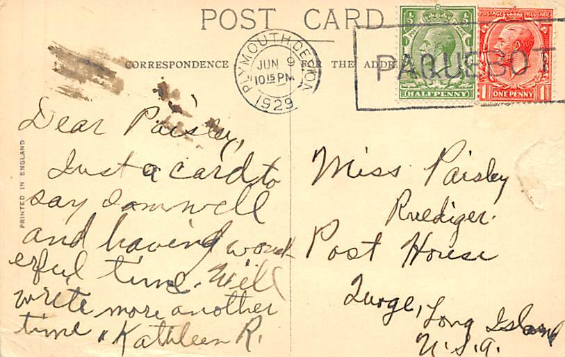 RMS Carinthia Cunard Line Ship 1929 | Topics - Other, Postcard ...