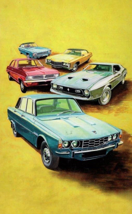 1970s Toy Model Ford Cortina Car Painting Ladybird Book Postcard ...