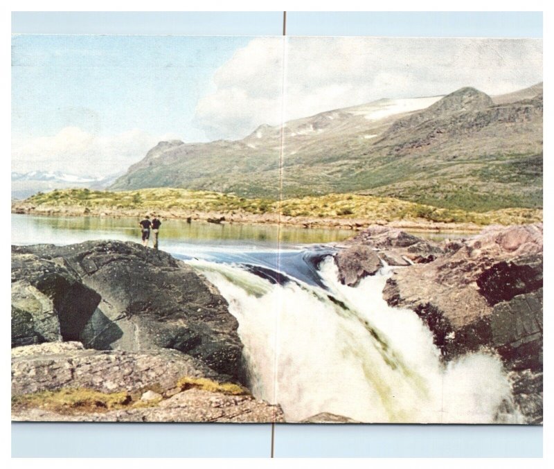 Swedens Great Sea Falls Stora Siofallet Mountains Landscape Nature ...