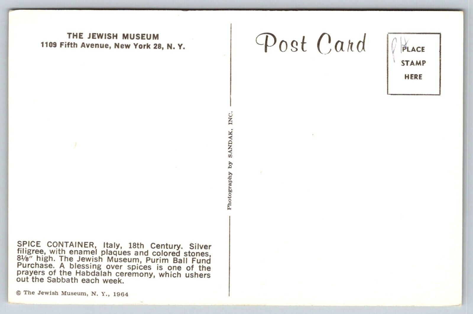 Spice Container 18th Century Italy - The Jewish Museum, New York c1964 ...