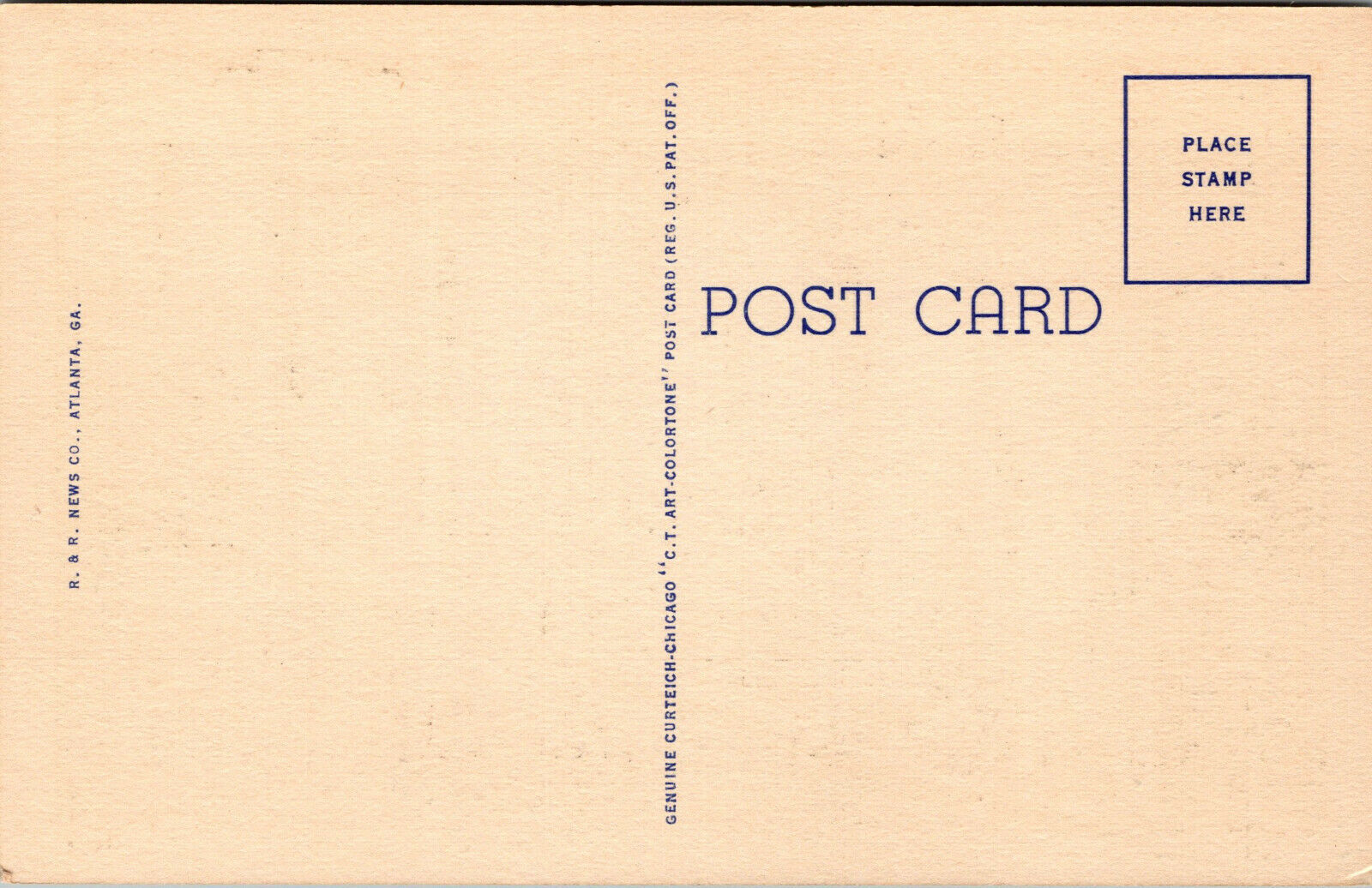 Vtg 1930s Large Letter Greetings Atlanta Georgia GA Unused Linen ...