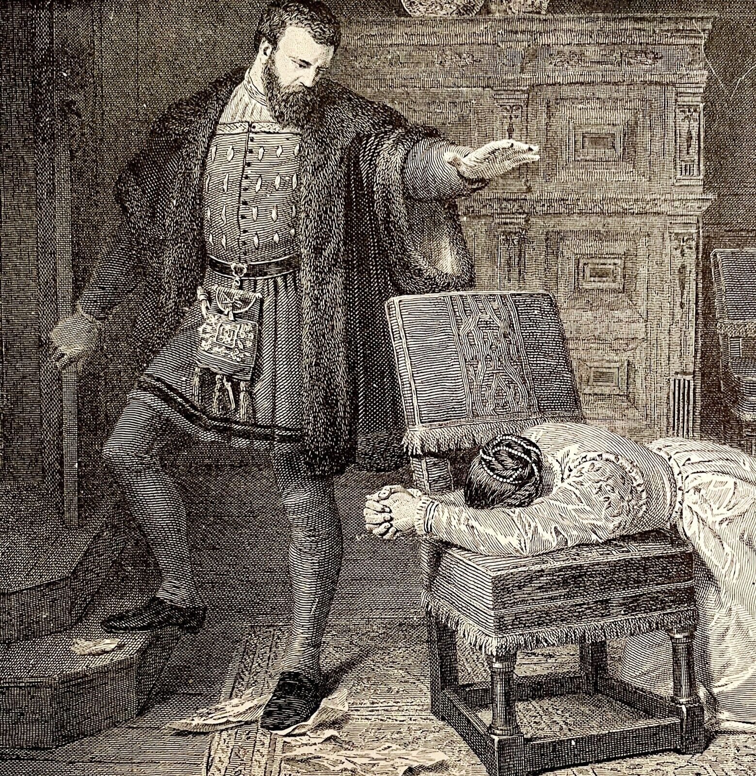 The Soldier Parting With Wife Apples Of Ashes 1888 Victorian Antique ...