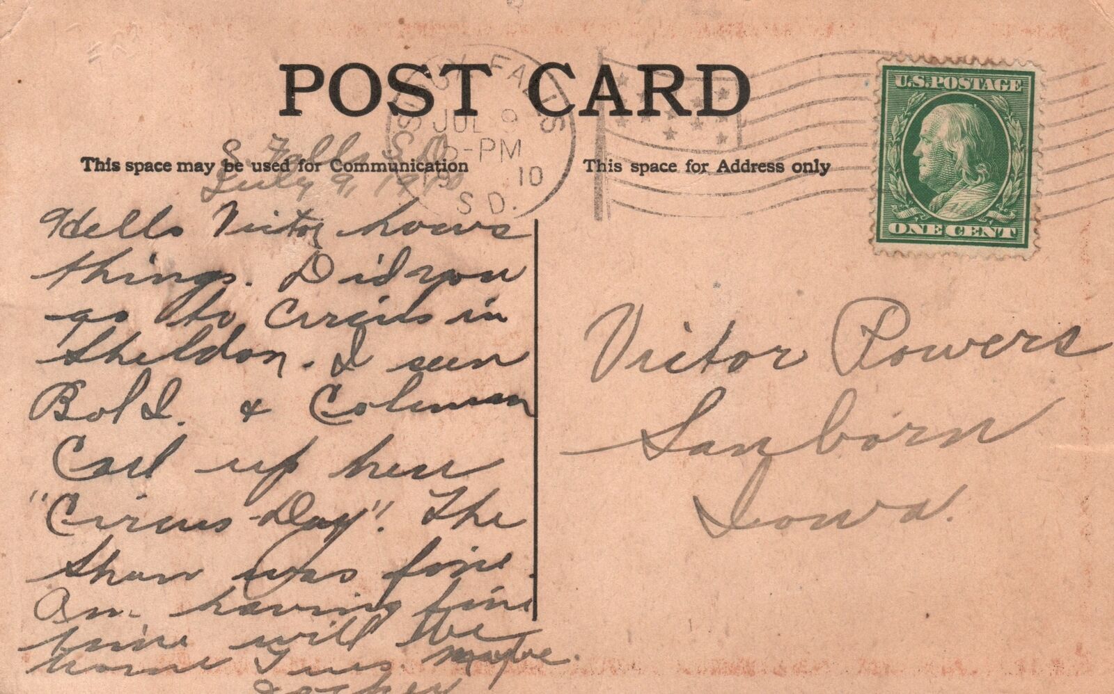 Vintage Postcard 1910's Girl Sad Face Pool You Can't Bluff Me Comic ...