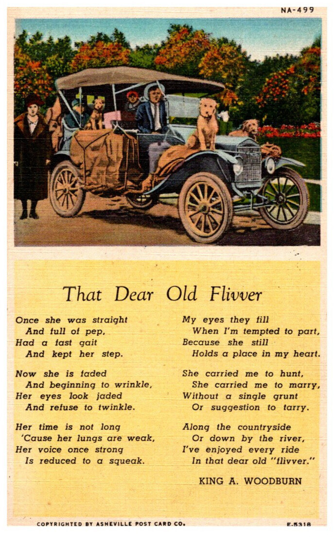 The Dear Old Filiver , Poem about Car | Topics - Transportation ...