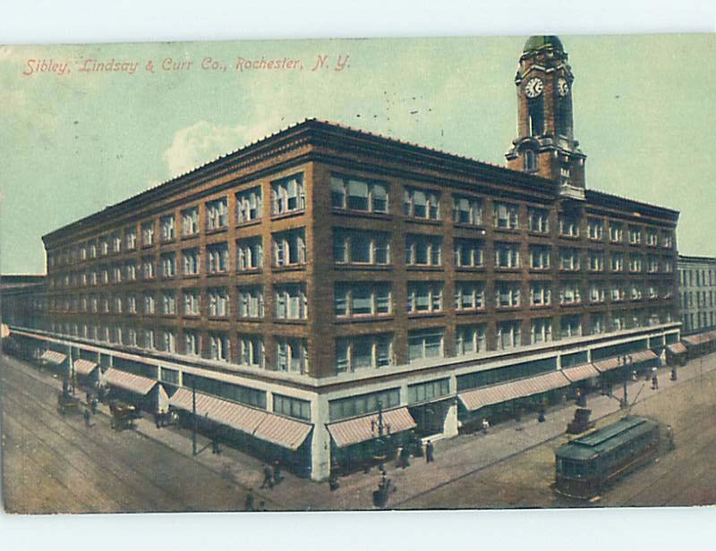 Divided-Back SIBLEY LINDSAY & CURR BUILDING Rochester New York NY G2284 ...