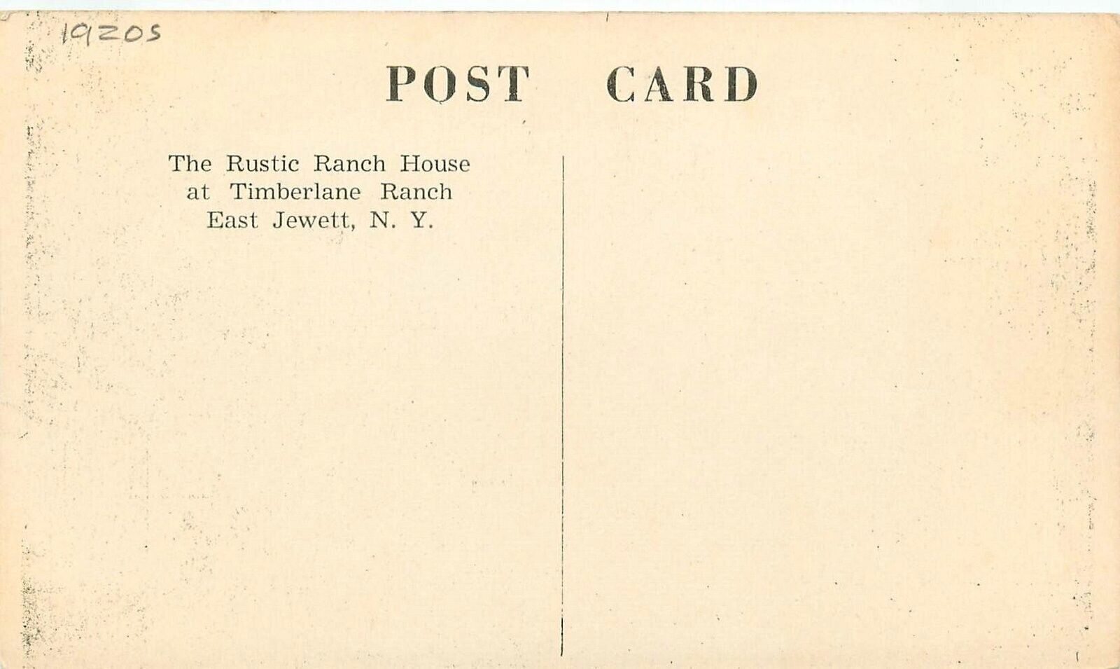 East Jewett New York Rustic Ranch House Timberlane 1920s Postcard 24 ...