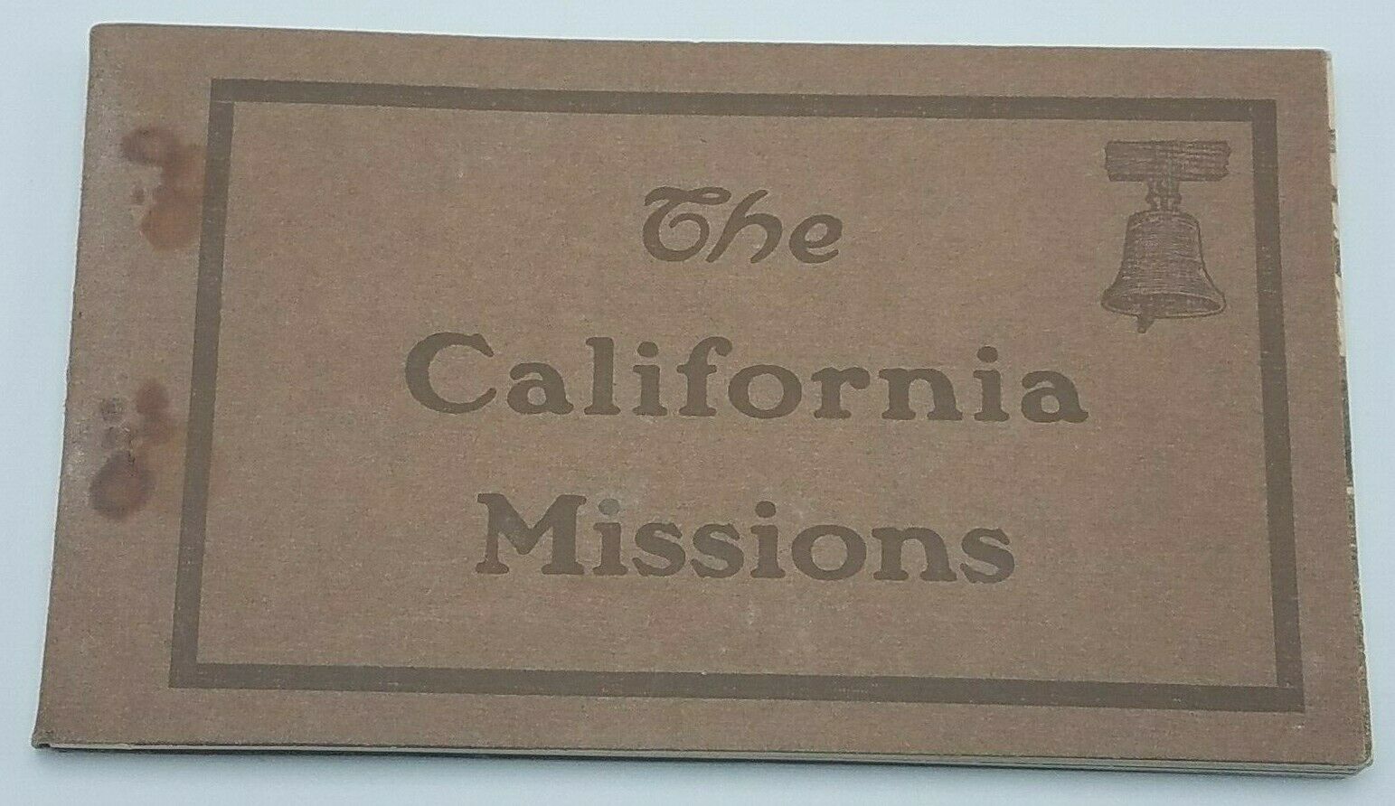Vintage Sepia Photo Postcard Book The California Missions O. Newman Co ...