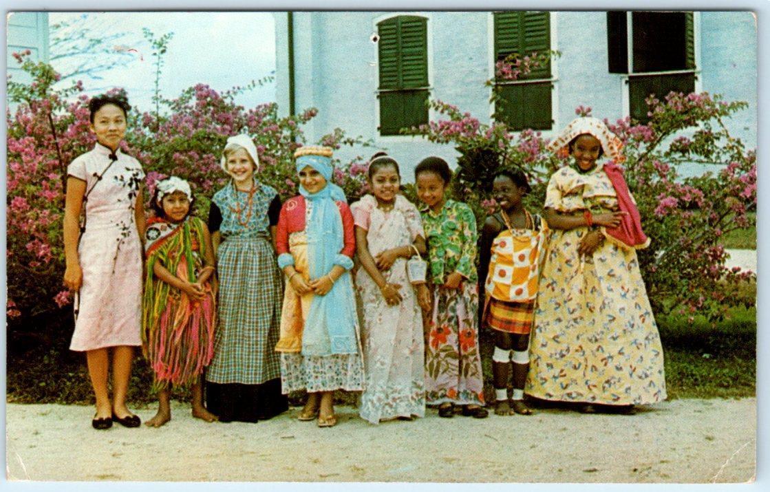 SURINAME (Netherlands) South America GIRLS of DIFFERENT ETHNICITIES ...