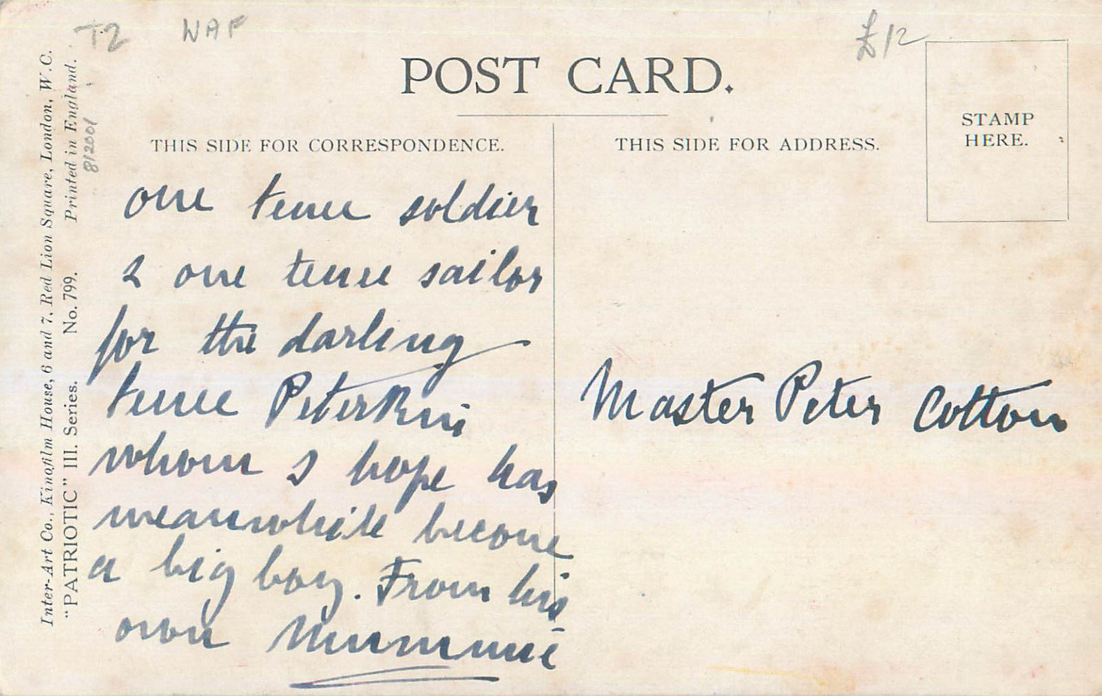 Are we down-hearted? NO! British artillery soldier & navy sailor by ...