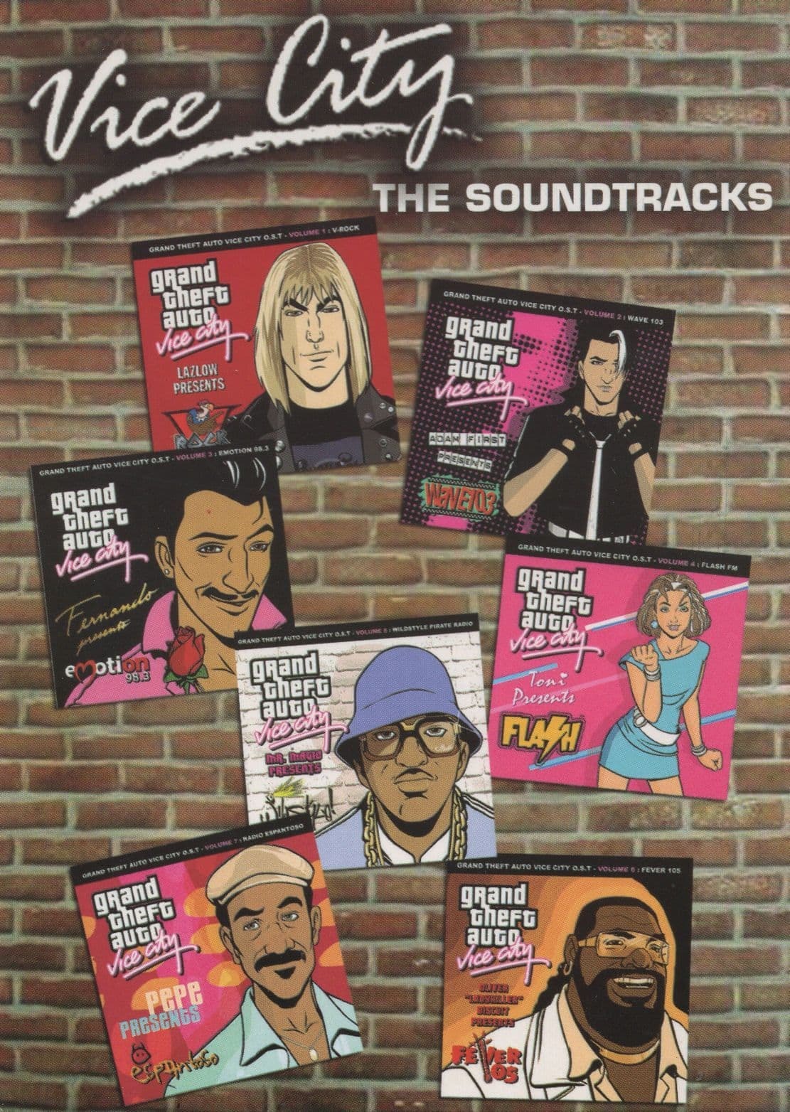 Grand Theft Auto Soundtrack Vice City CD Advertising Postcard | Topics ...