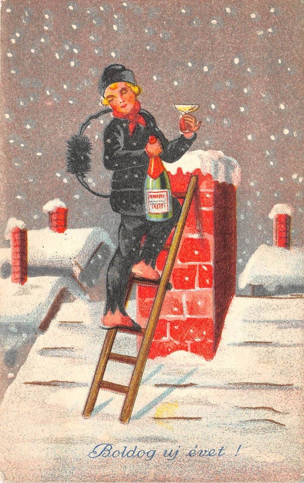 B71959 Hungary Christmass Chimney Sweep boy Hungary | Europe - Hungary ...