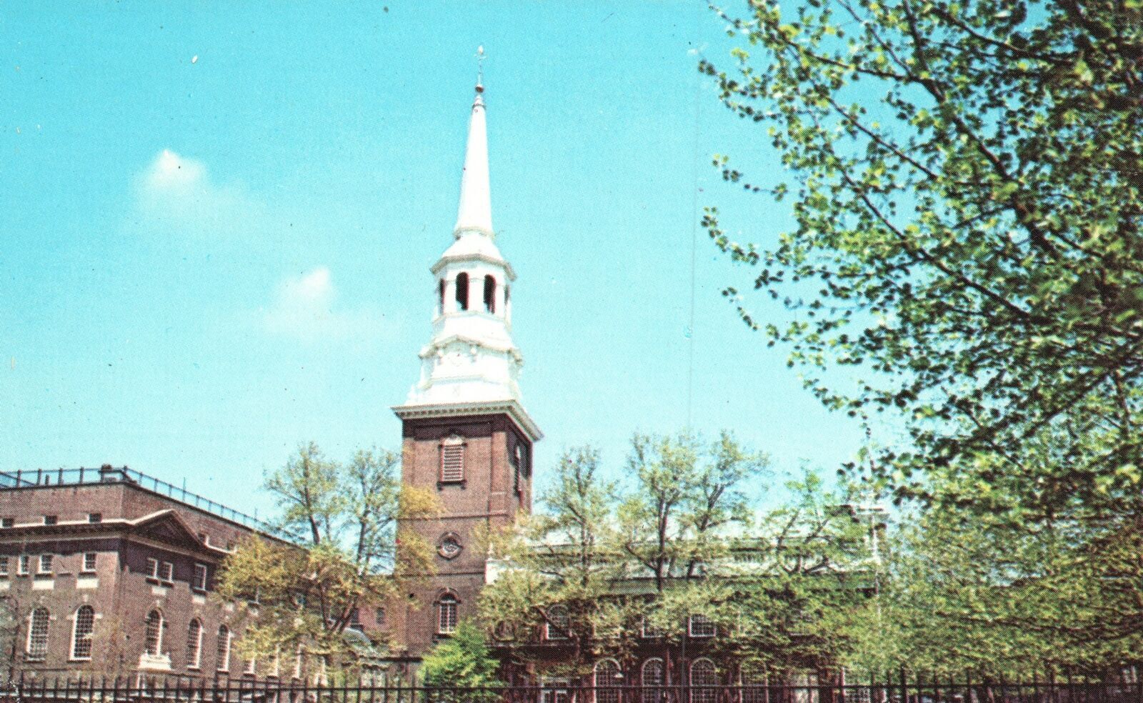 Vintage Postcard Christ Church Second Street Market Philadelphia ...