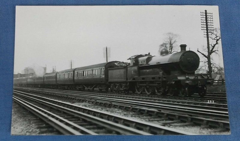 Vintage Real Photo Train Postcard Locomotive GWR 6023 KIng Edward II ...