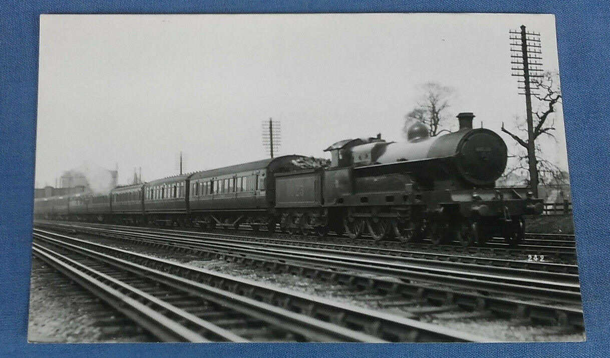 Vintage Real Photo Train Postcard Locomotive GWR 6023 KIng Edward II ...
