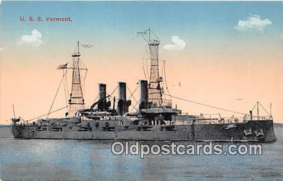 Military Battleship USS Vermont Unused | Topics - Militaria - Other ...