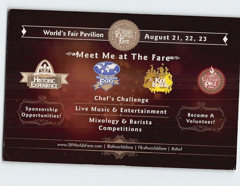 Postcard World Fair Pavilion, Forest Park, St. Louis, Missouri | United ...