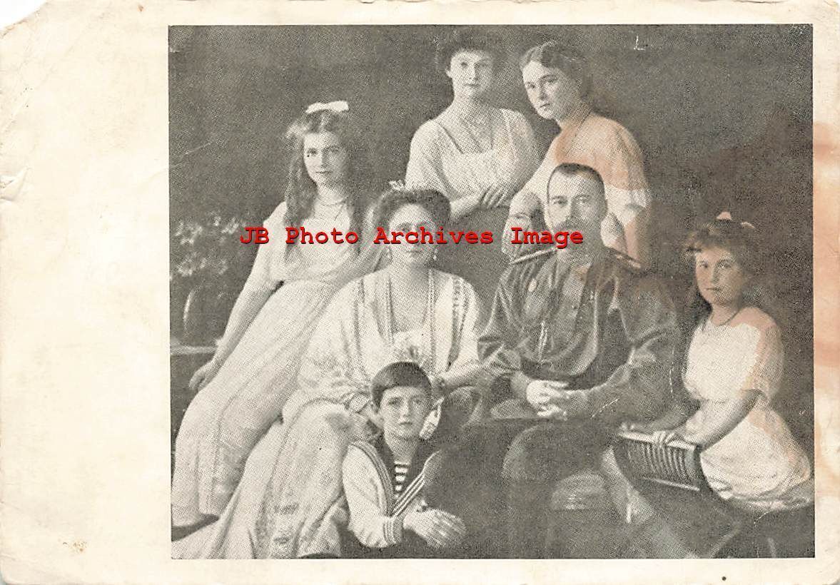 Russian Royalty, Tsar Nicholas II with His Family, Continental Size ...