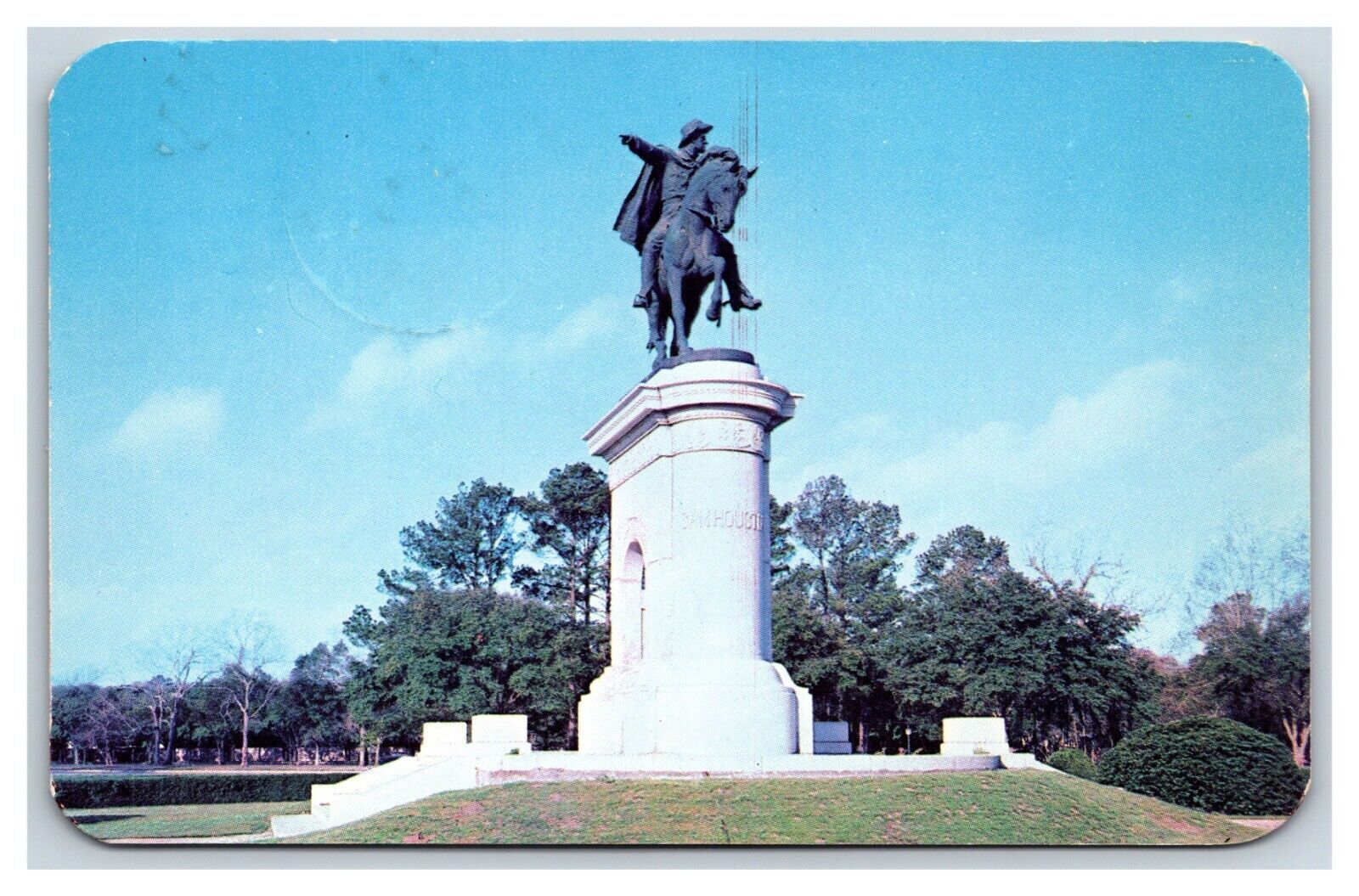 General Sam Houston Statue Hermann Park Houston Texas TX Chrome ...