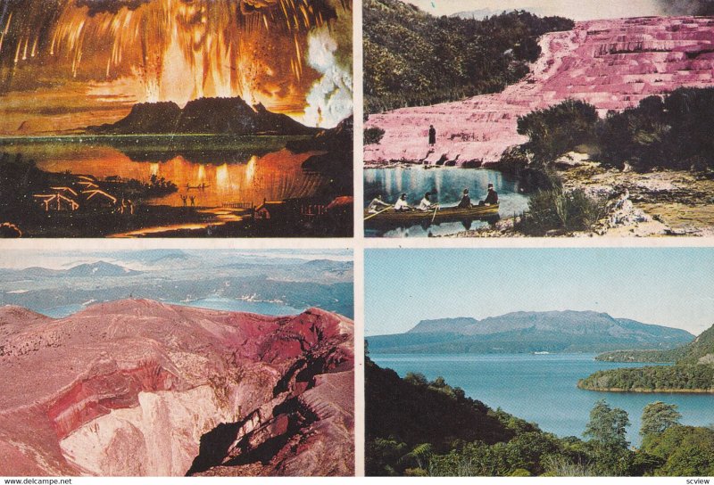 The Mt Tarawera Eruption of 1886 - Destroyed Pink and White Terraces ...