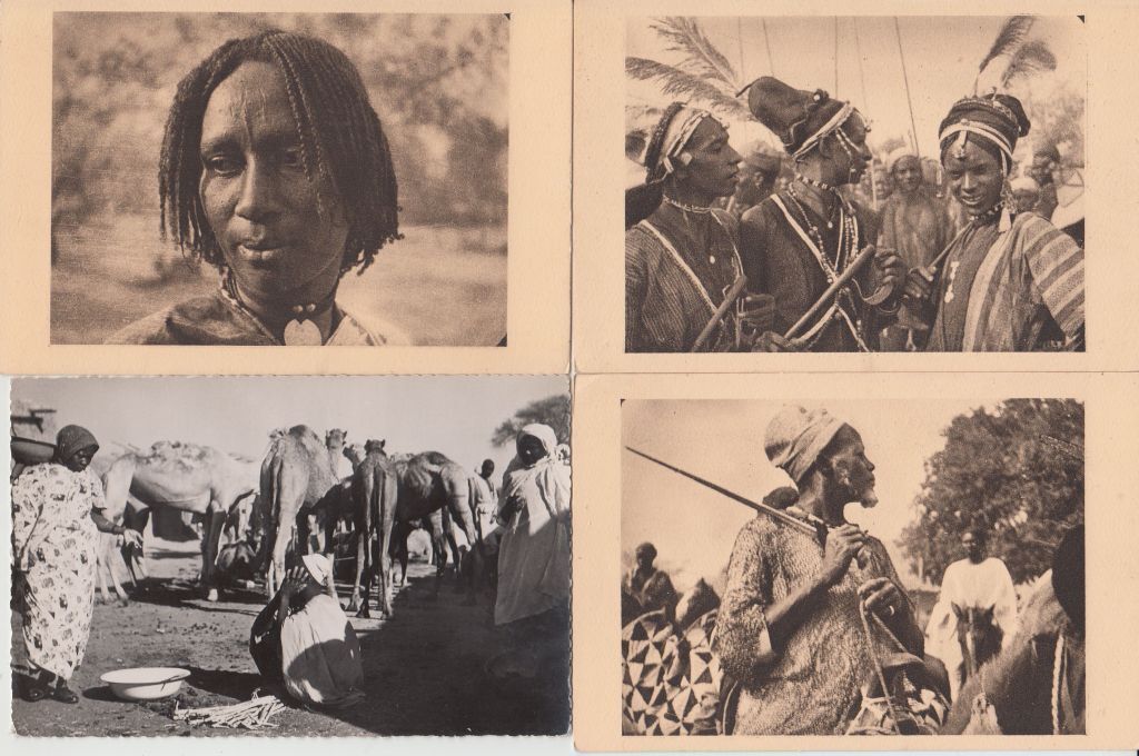 TCHAD A.E.F ETHNIC TYPES 35 Vintage AFRICA Postcards pre-1940 with ...